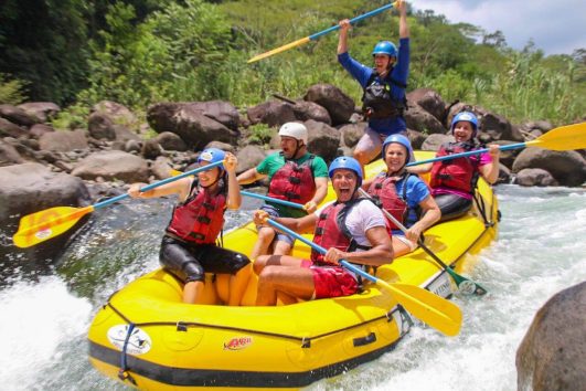 Balsa River Rafting Class II and III, La Fortuna Costa Rica